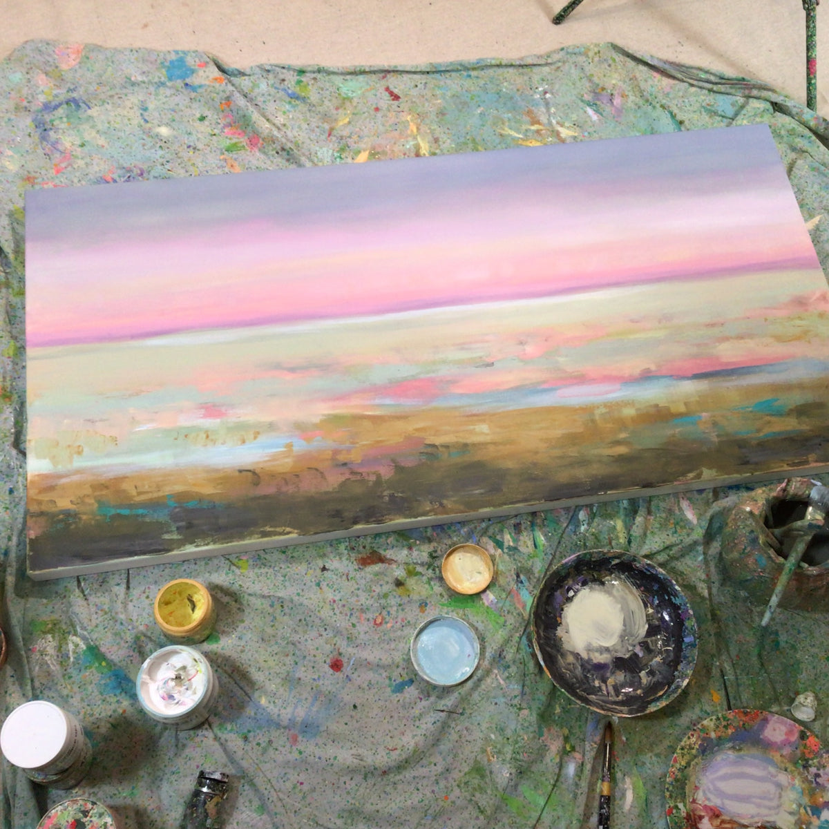 January in my studio – Sandy Dooley Art