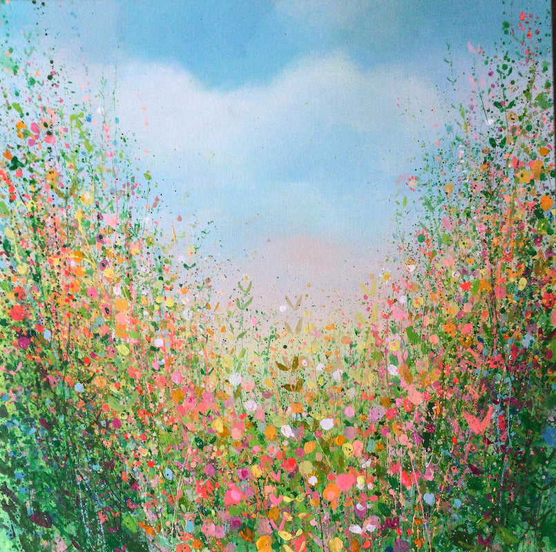 *Commissioned painting* Spring Walk with Ella and Ruby 70x70cm – Sandy ...